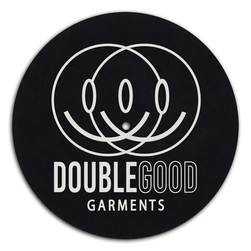 Double Good Garments Logo Smiley DJ Slipmat